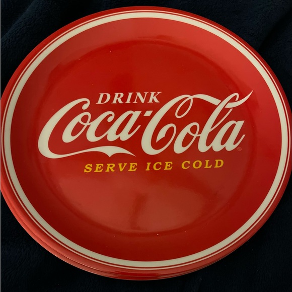 Coca Cola | Kitchen | Coca Cola Plates | Poshmark
